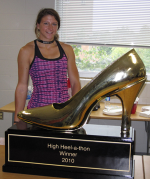 DSU Ph.D Student Wins Car, $10,000 in High-Heel Race! | Delaware State