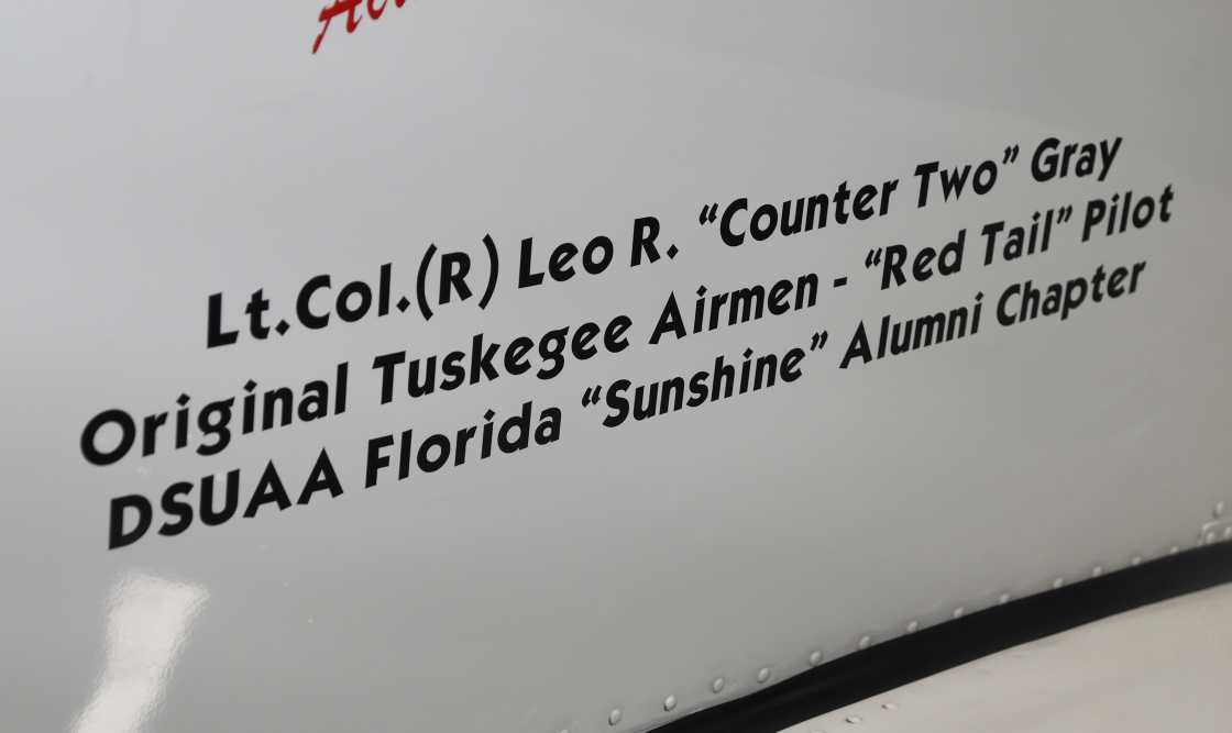 Aviation Program plane named after Tuskegee pilot | Delaware State ...