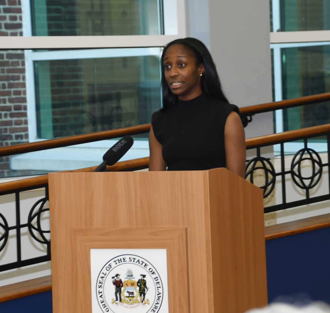 SGA Imani Washington represents at Gov.'s Black History Mo. ceremony ...