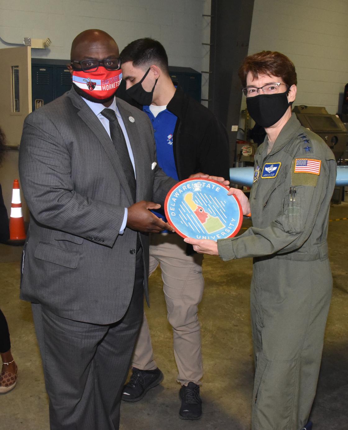 Gen. Jacqueline Van Ovost visits Del State Aviation Program | Delaware ...