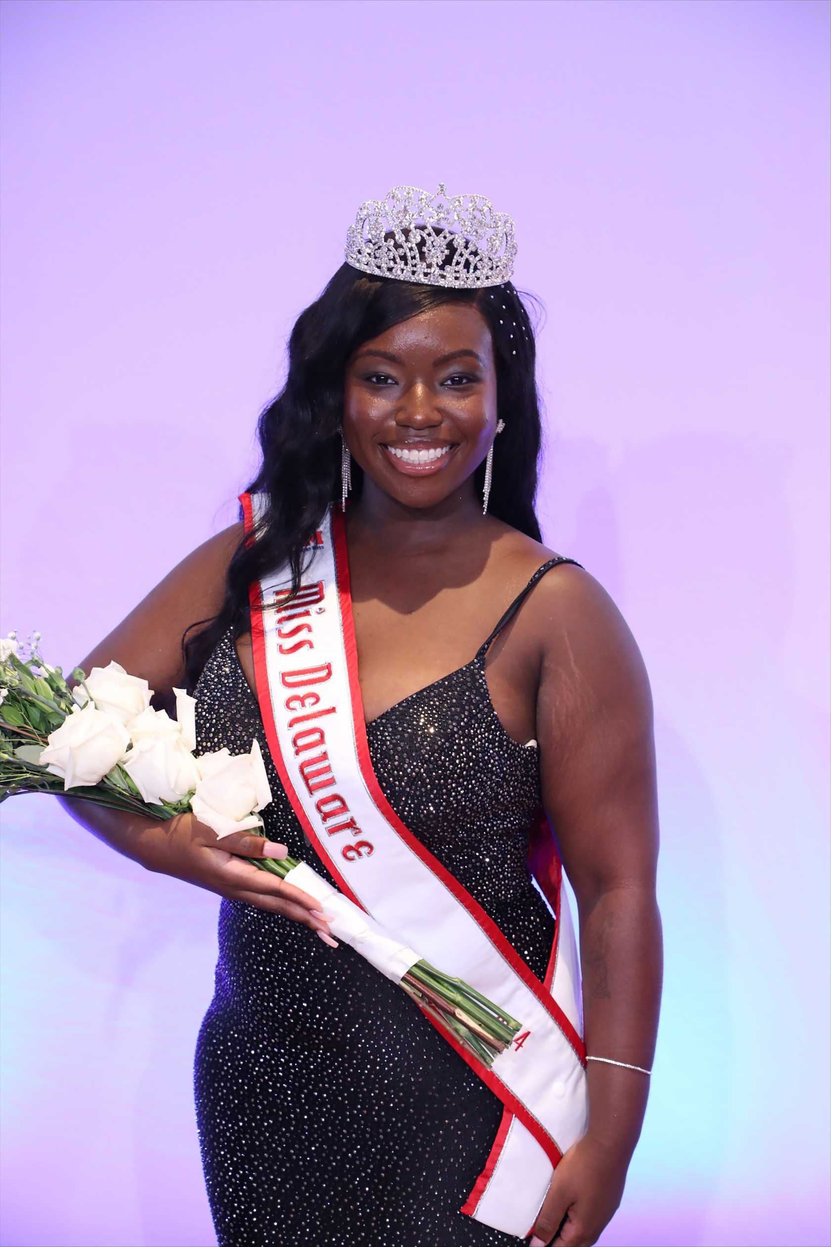 DSU's Madisen Fields crowned Delaware's National American Miss ...