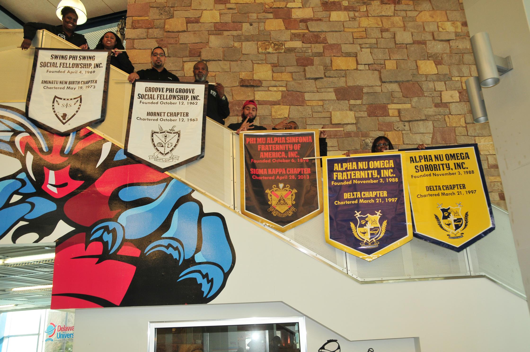 DSU Fraternities and Sororities Display Banners | Delaware State University