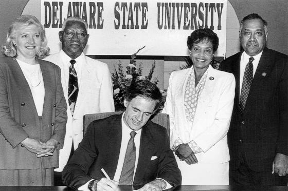 25 years ago, Delaware State College became Delaware State University ...